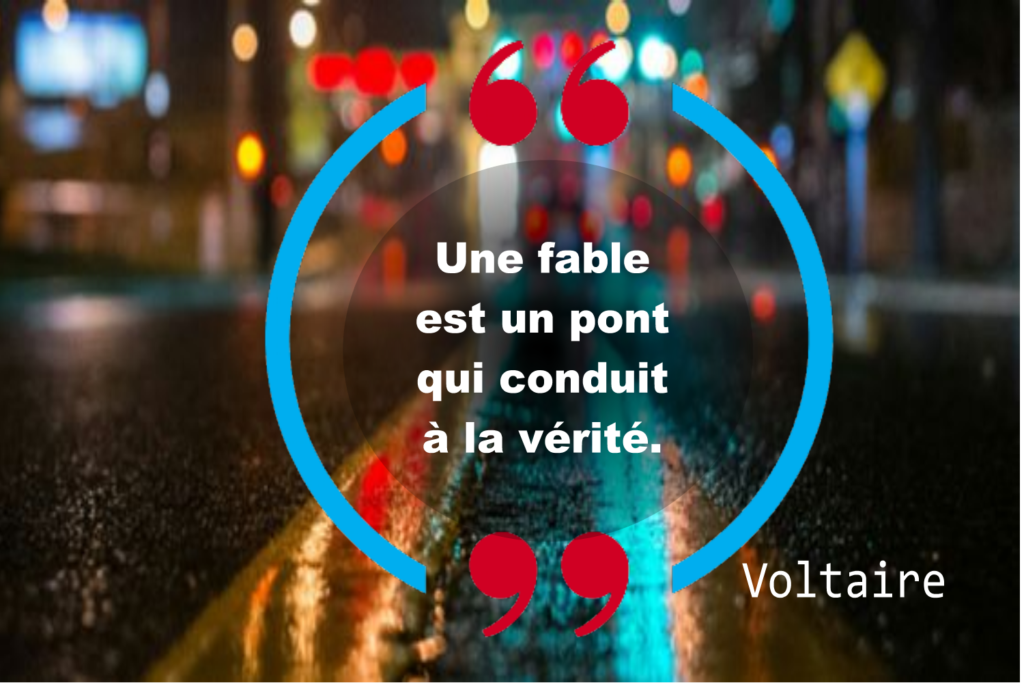 Une fable est un pont qui conduit à la vérité. - Citations Proverbes et ...
