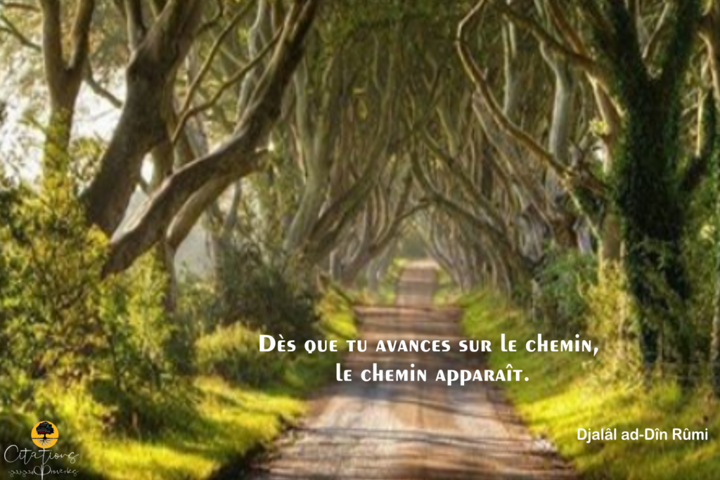 Dès que tu avances sur le chemin, le chemin apparaît. - Citations ...
