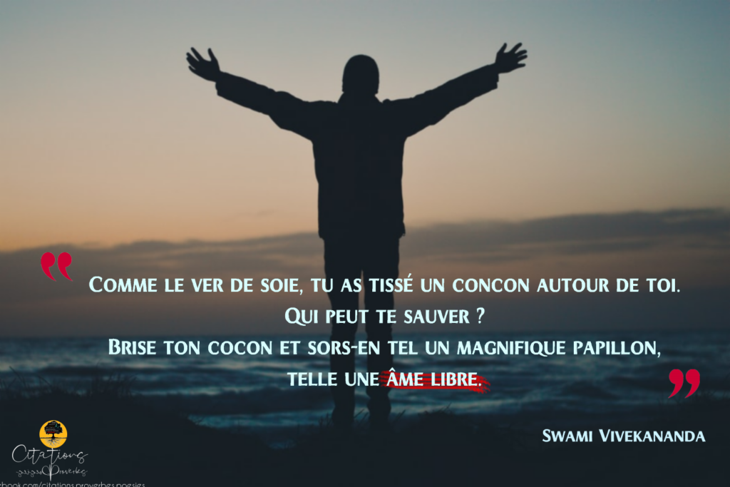 Brise ton cocon et sors-en tel un magnifique papillon, telle une âme ...